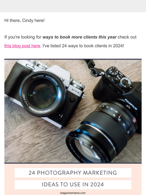 Magazine Mama: 24 Photography Marketing Ideas for 2024! | Milled