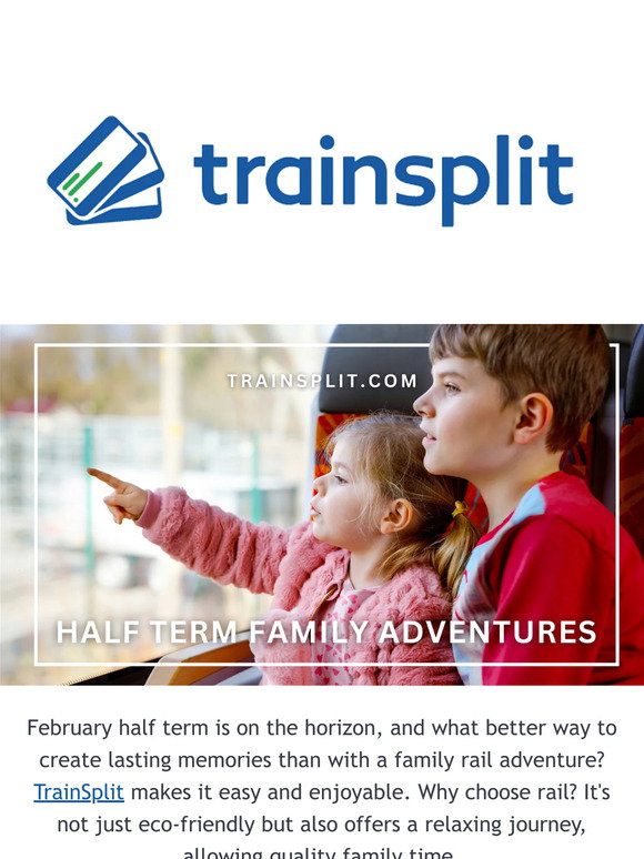 Raileasy: Discover Family Rail Adventures this Half Term 🚄👨‍👩‍👧‍👦 | Milled