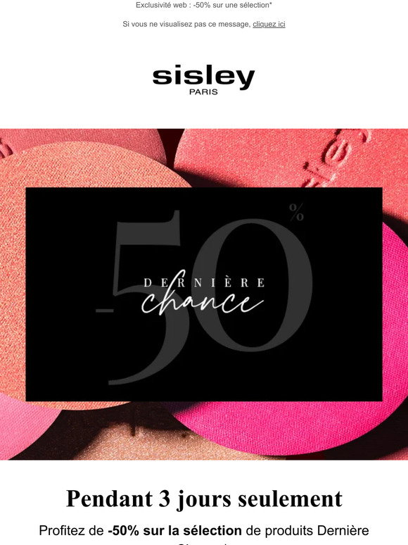 Sisley Cosmetics: Pendant 3 jours : une sélection de produits à prix ...