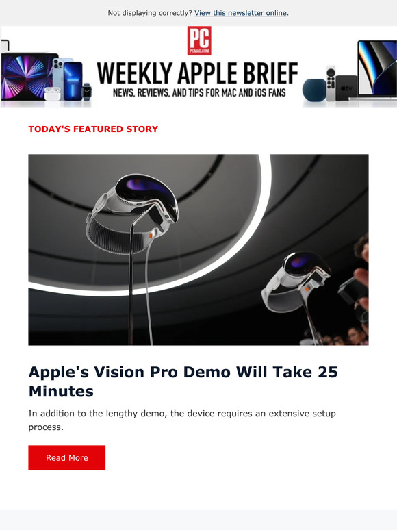 PCMag: Apple Vision Pro: Demo, Face Scans, Spatial Computing, and ...