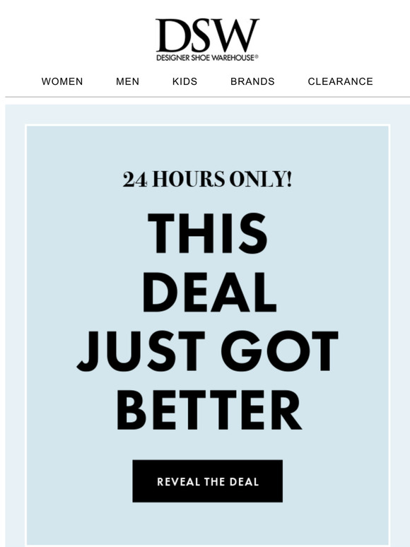 DSW: Open for your MYSTERY OFFER 👀 | Milled