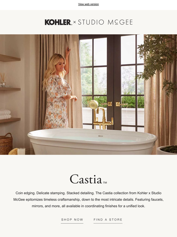 Kohler: Discover Castia by Kohler x Studio McGee | Milled