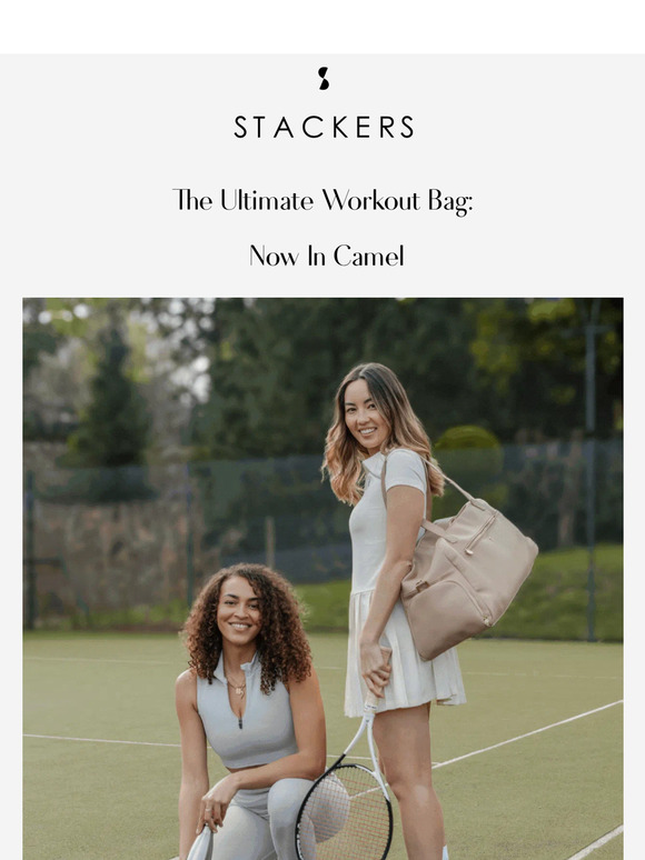 Stackers: The Ultimate Workout Bag - Now In Camel 🤎 | Milled