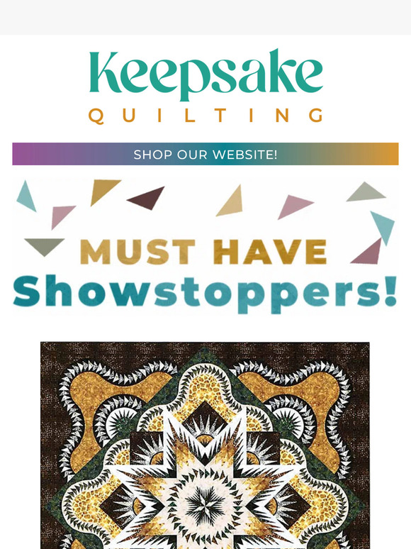 Keepsake Quilting: This is your Showstopper! 👀 | Milled