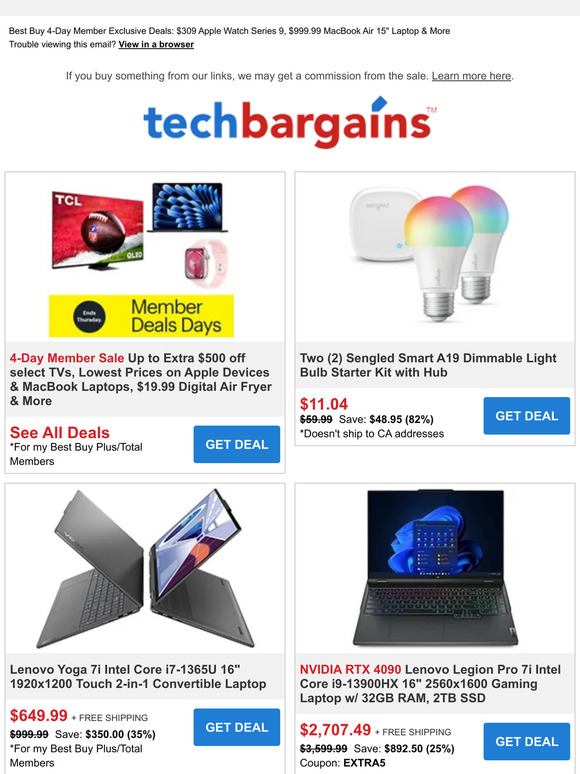 TechBargains: $499 Apple M2 Mac mini | 55% off Samsonite Softside 2Pc Luggage Set | $16 Baseus 7 ...