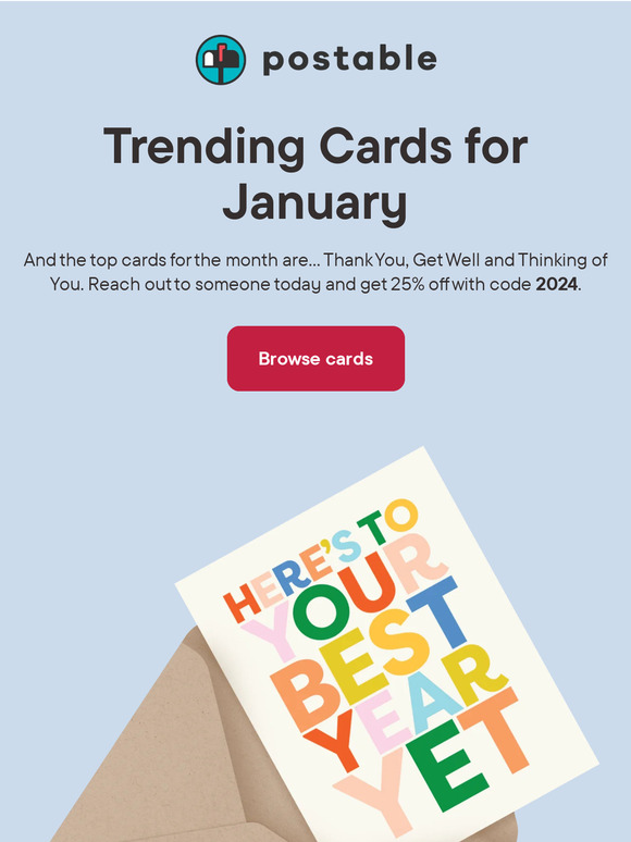 Postable: Trending Cards for January 📈 | Milled