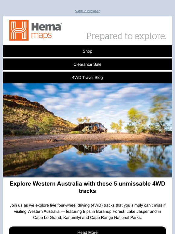 Hema Maps: Must-visit 4WD Tracks in Western Australia 👀 | Milled
