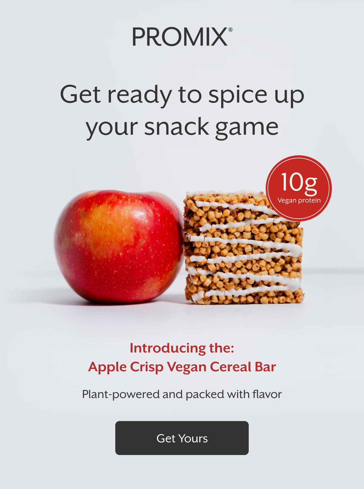 Promix Nutrition: Introducing: The Apple Crisp Vegan Cereal Bar | Milled