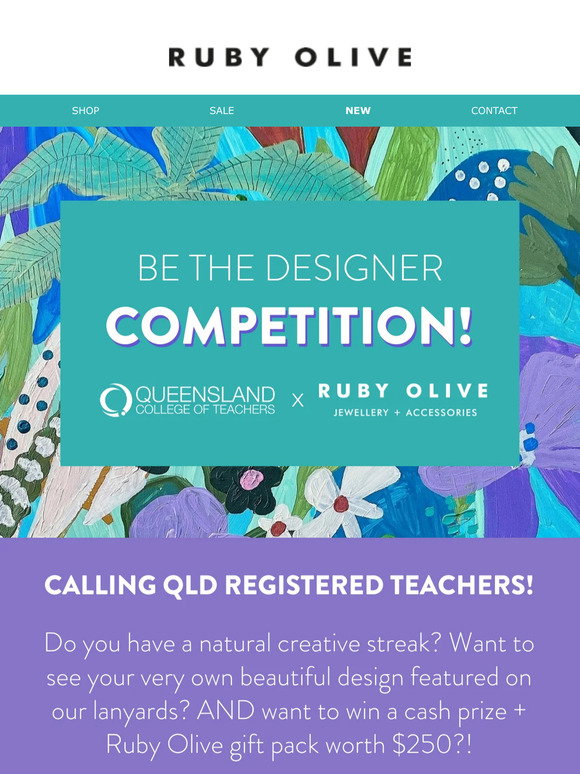 Ruby Olive: Be The Designer // QLD Teacher Competition! 🙌 | Milled