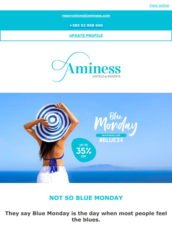 Aminess Hotels & Campsites: Not so Blue Monday | Milled