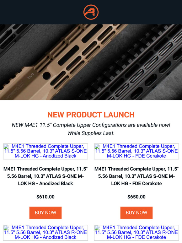 aero precision: 🔥 NEW 🔥 M4E1 Complete Upper Configurations Available ...