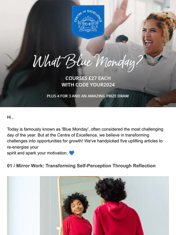 Centre of Excellence: Transform your Blue Monday with empowering reads ...