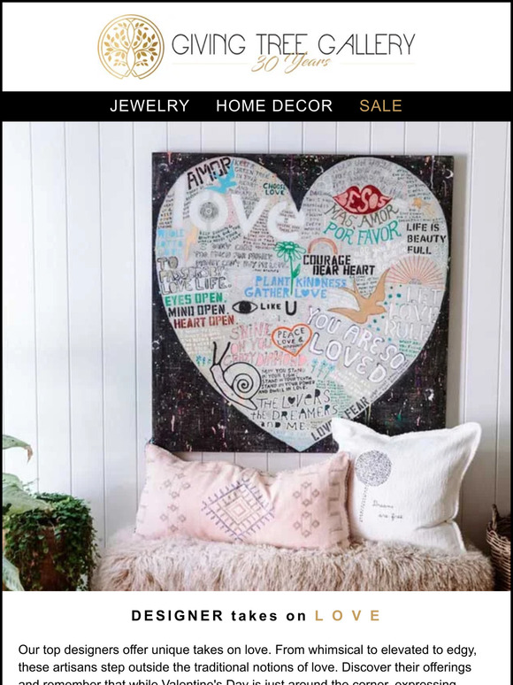 The Giving Tree Gallery: Designer Takes on Love | Milled