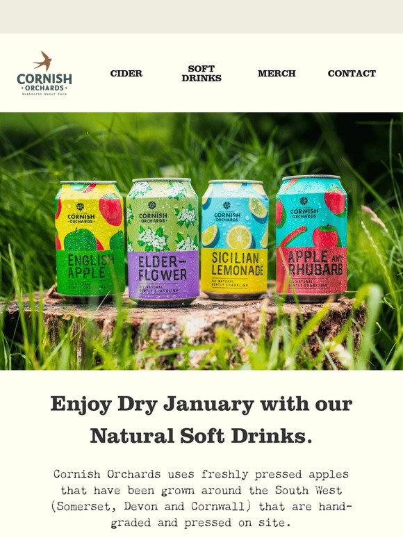 Cornish Orchards: The Perfect Drink for Dry January 🍎 | Milled