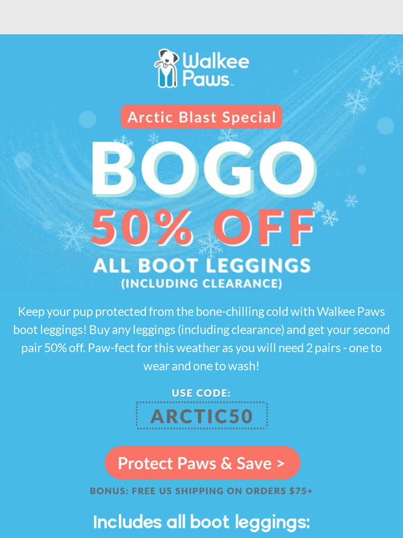 Walkee Paws: Arctic Blast Special | Milled