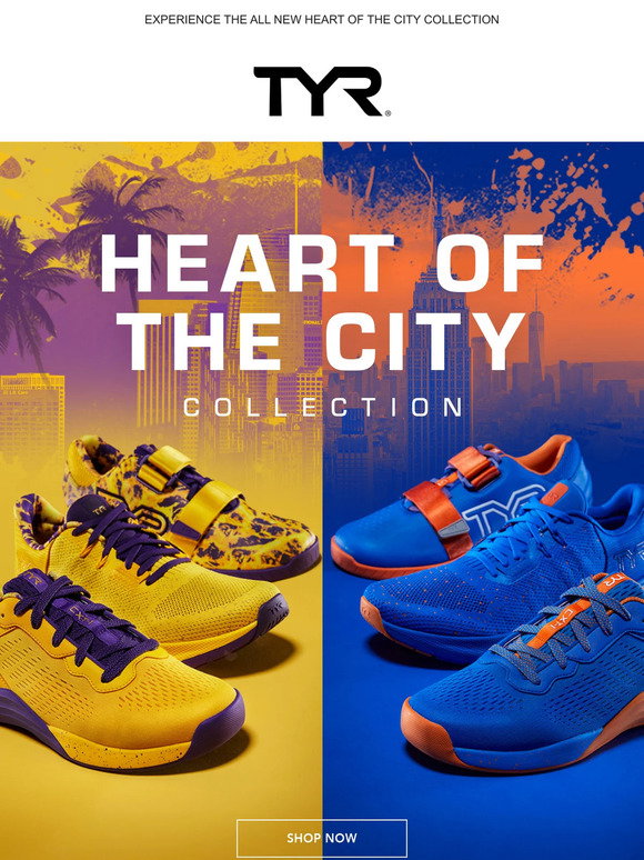 TYR Sport: All New Footwear! TYR Heart of the City Collection has ...