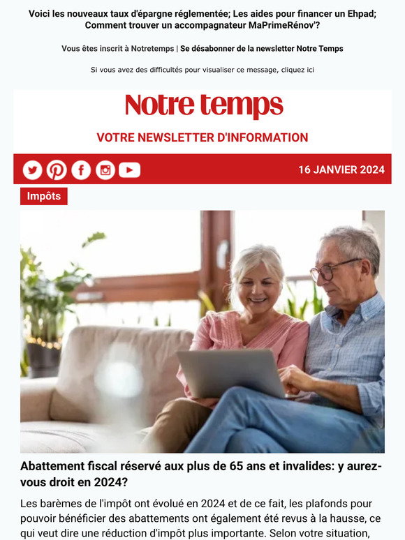 Abattement Impãt Revenu Plus 65 Ans