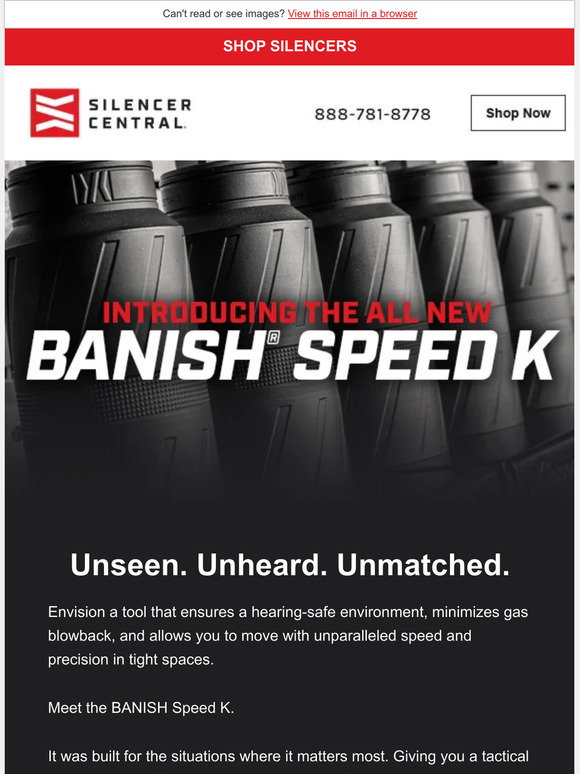 Silencer Central: Introducing the BANISH Speed K! | Milled