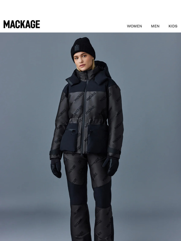 Mackage: New In: Monogram Skiwear | Milled