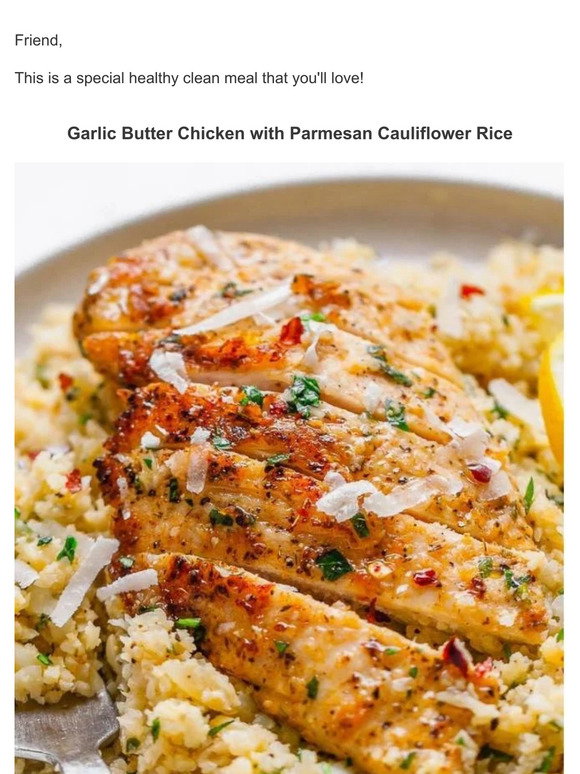 JJ Smith: Garlic Butter Parmesan Chicken. Recipe inside | Milled