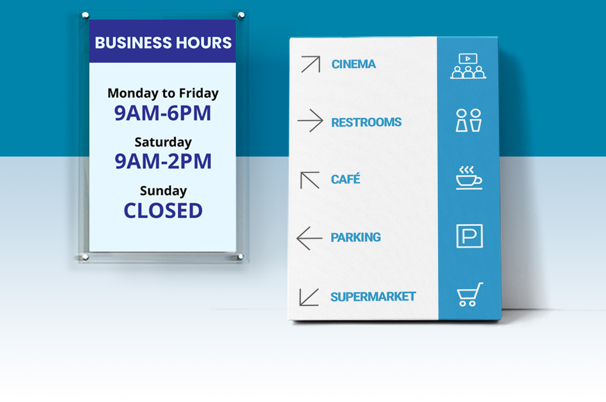 Square Signs: Discover the Best Sign Design Trends of 2024 | Milled