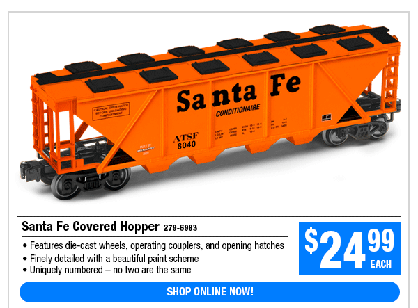 Menards: New! Santa Fe Warbonnet Tank Car! | Milled