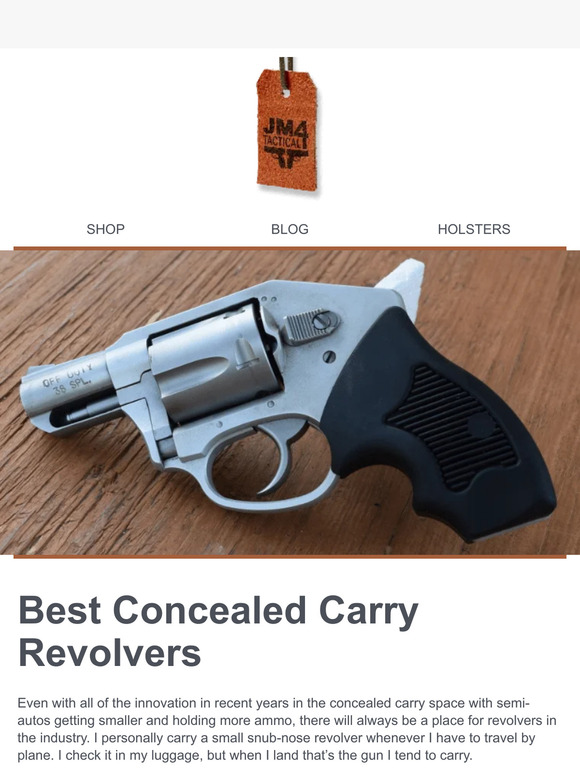 JM4 Tactical: Best Concealed Carry Revolvers | Milled