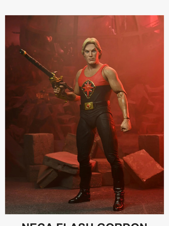 Amok Time Toys: NECA Flash Gordon Movie figures IN STOCK NOW! | Milled