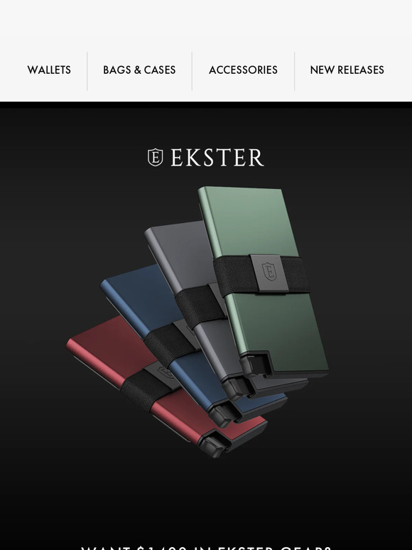 Ekster: Ekster Giveaway | $1400 Value | Milled