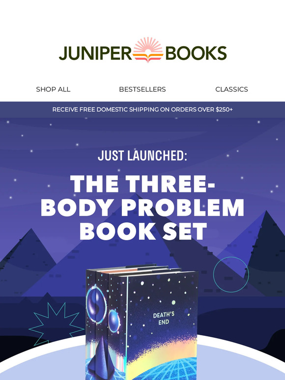 Juniper Books: NEW: Three-Body Problem Book Set | Milled