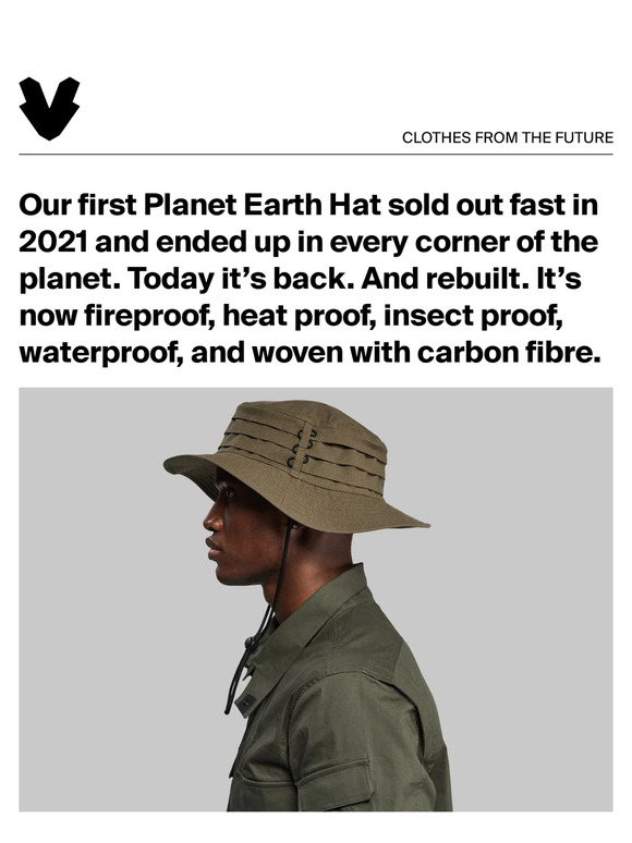 Vollebak: The Planet Earth Hat is back, and rebuilt | Milled