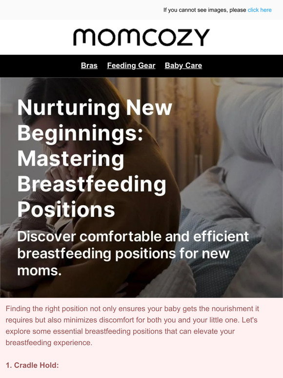 Momcozy: 🤱 Nurturing New Beginnings: Mastering Breastfeeding Positions ...