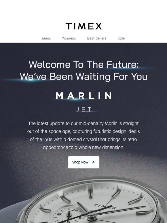 Timex: Introducing Marlin Jet: Your Portal to '60s Futurism | Milled