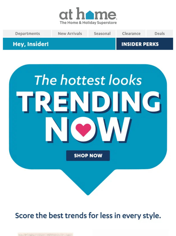 At Home: 💖 Trend update: The hottest looks RIGHT. NOW. | Milled