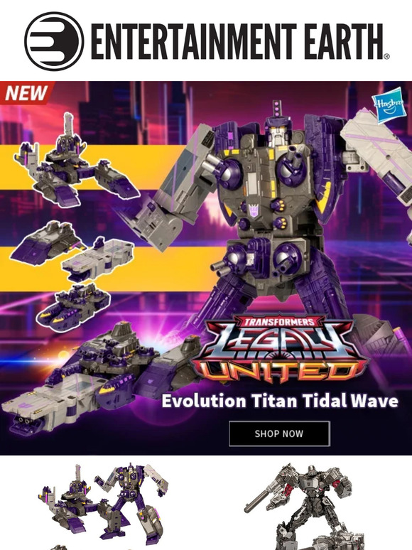 Entertainment Earth: New Transformers Titan Tidal Wave - Roll Out Now ...