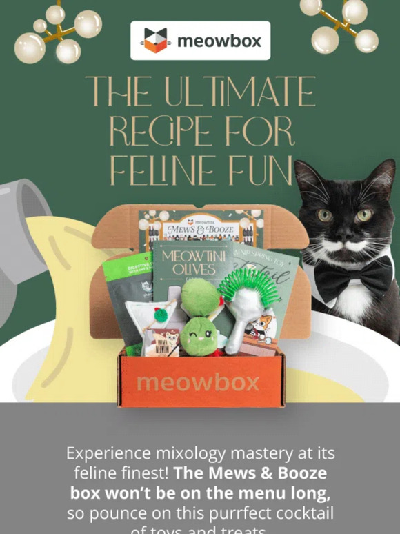meowbox: Meowtini, anyone? 🍸🫒 | Milled