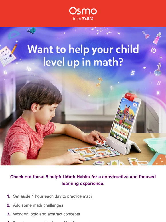 Osmo: 5 easy ways to develop maths habits for kids with Osmo | Milled