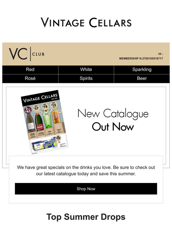 Vintage Cellars: —, our new catalogue out now! | Milled