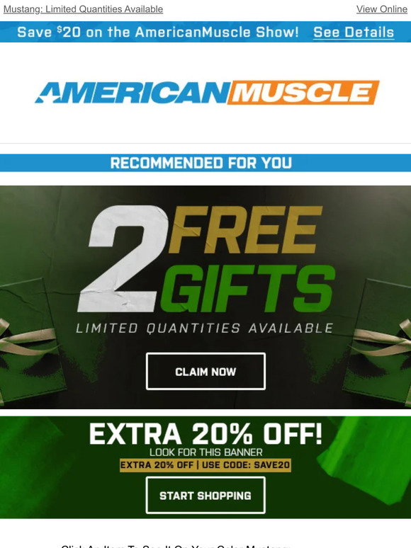 American Muscle: Pick Your Perk 🎁🎁 | Milled