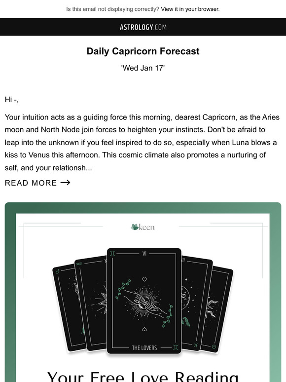 Astrology: Your Daily Complete Forecast - Wed Jan 17 | Milled