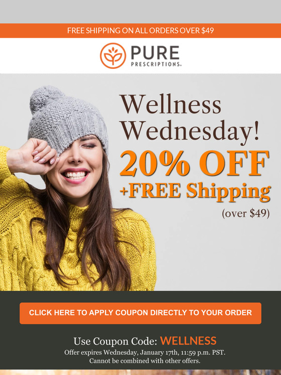 Pure Prescriptions: Wellness Wednesday! 🌊 Dive into a 20% DISCOUNT OFF ...