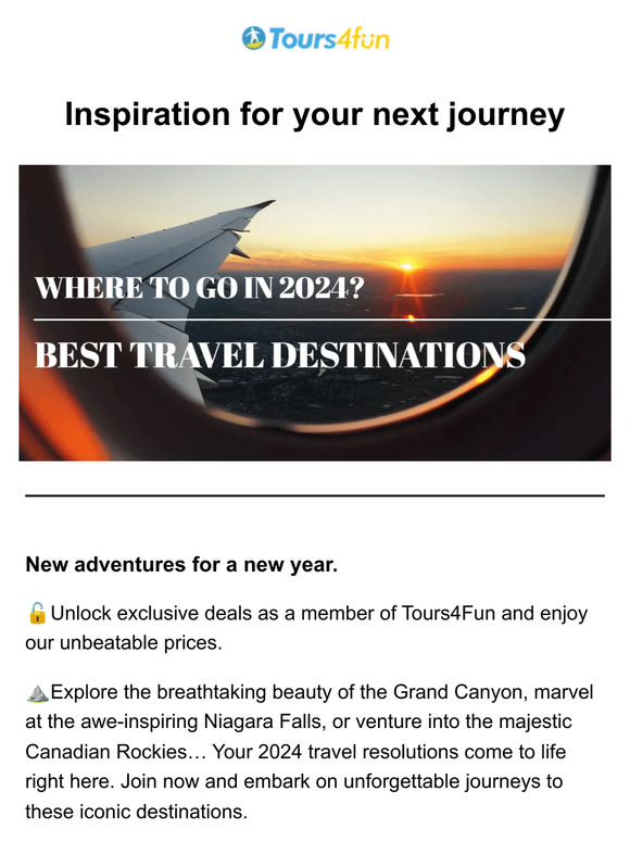 Tours4Fun: 2024's best bucket-list trips | Milled