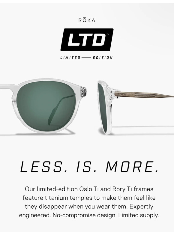 ROKA: Rory & Oslo meet titanium. | Milled