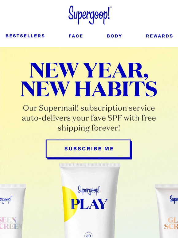 Supergoop: Want Free Shipping Forever? Here's How! | Milled