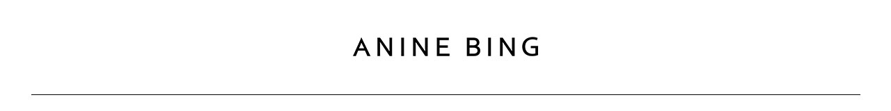 ANINE BING: Introducing the ANINE BING App | Milled