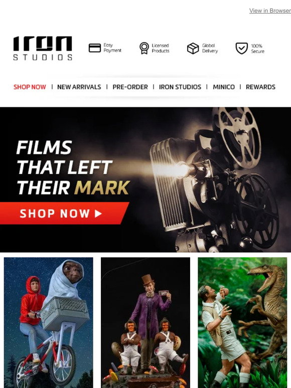 Iron Studios: The Art of Cinema on Your Shelf ﻿🎞﻿️﻿📽﻿️ | Milled