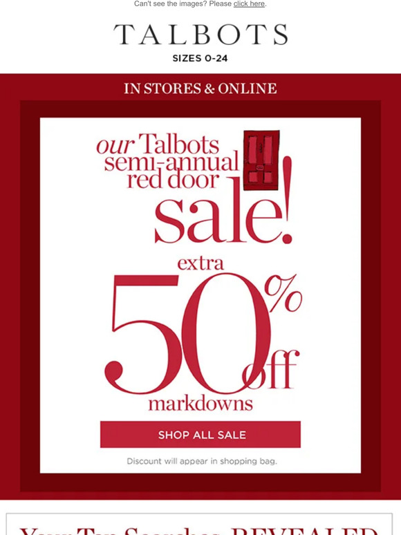 Talbots: Your Top Sale Searches Revealed | Milled