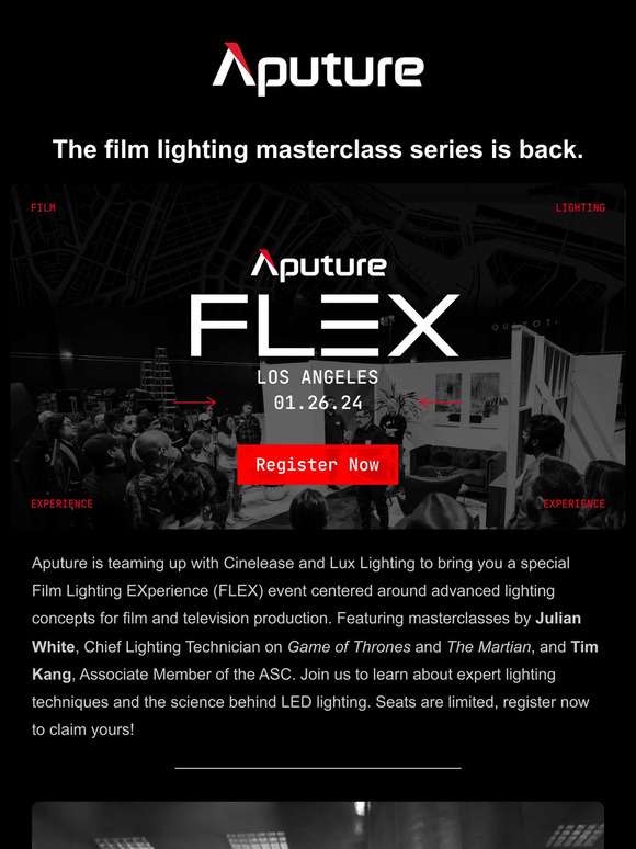 Aputure: The Aputure FLEX Event Series is Back in Los Angeles! | Milled
