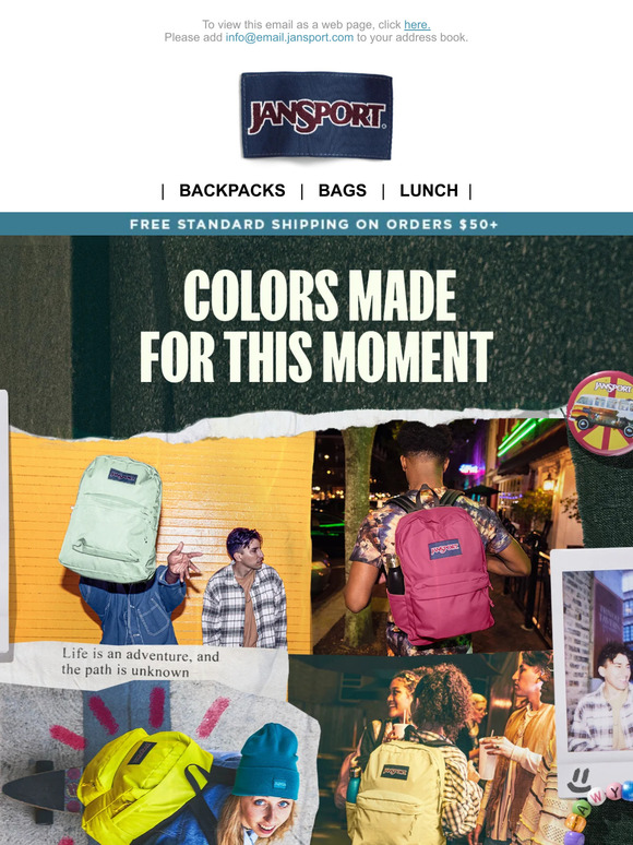 JanSport: New colors just dropped | Milled