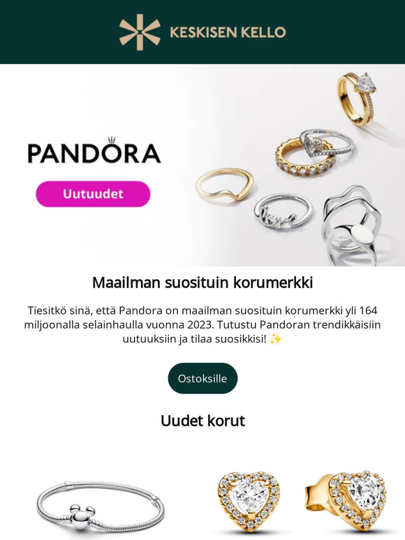Keskisen Kello: Pandora uutuudet 2024 | Milled